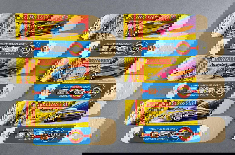 Group Of 6 Matchbox H Type Boxes