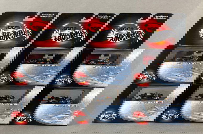 Group Of 6 Mattel 100% Hot Wheels No. 10 Belly Tank Lakester Die Cast ...