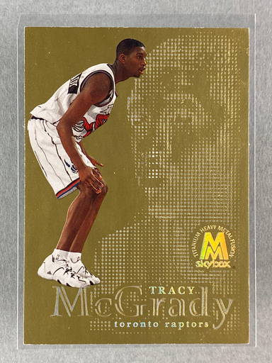 Rare 1998 Skybox Molten Metal Titanium Heavy Metal Fusion Tracy Mcgrady #16f