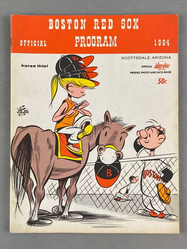 Rare 1964 Boston Red Sox Spring Training Program