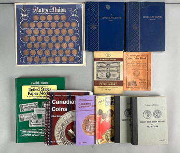 Group Of Us Coin Books Auction