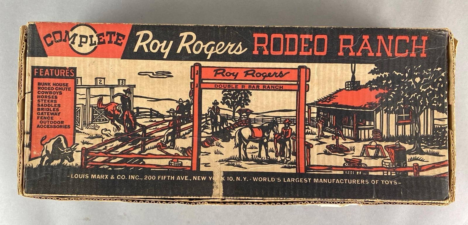 Vintage Louis Marx Roy Rogers Rodeo Ranch Play Set Auction