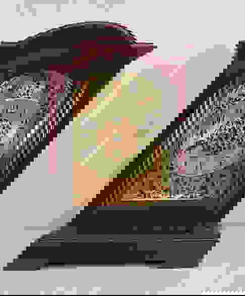 Beautiful Seth Thomas Wood Floral Mantel Clock Auction