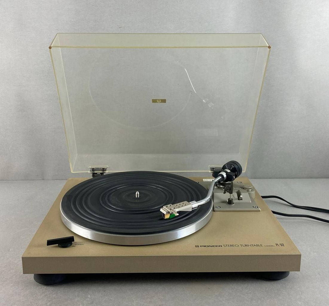 Pioneer Stereo Turntable Model Pl-512 Auction