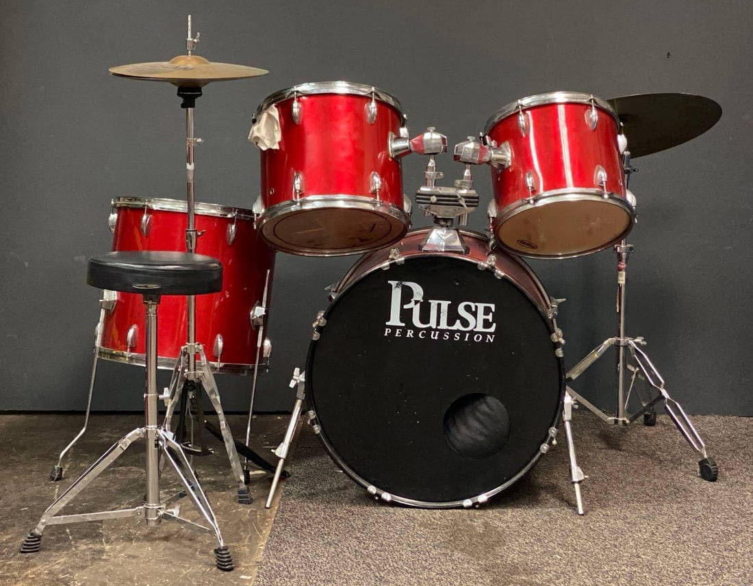 Pulse And Remo 4-piece Drum Set Auction