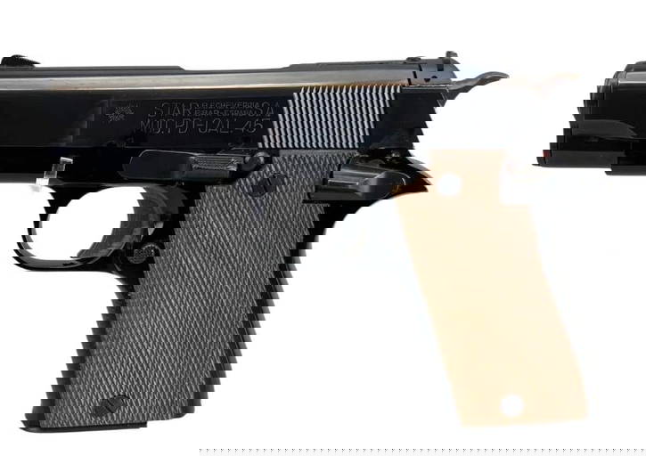 Star Model Pd .45 Cal. Semi Auto Pistol With Original Case