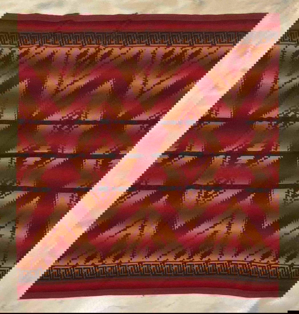 Native American Style Wool Blanket Auction