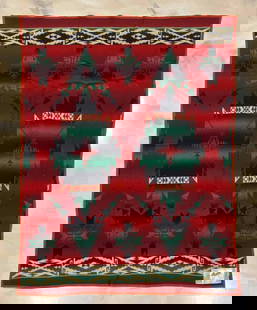 Native American Style Wool Blanket Auction