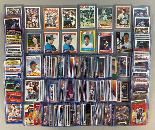 175+ 1976 90s Carlton Fisk Cards With Inserts