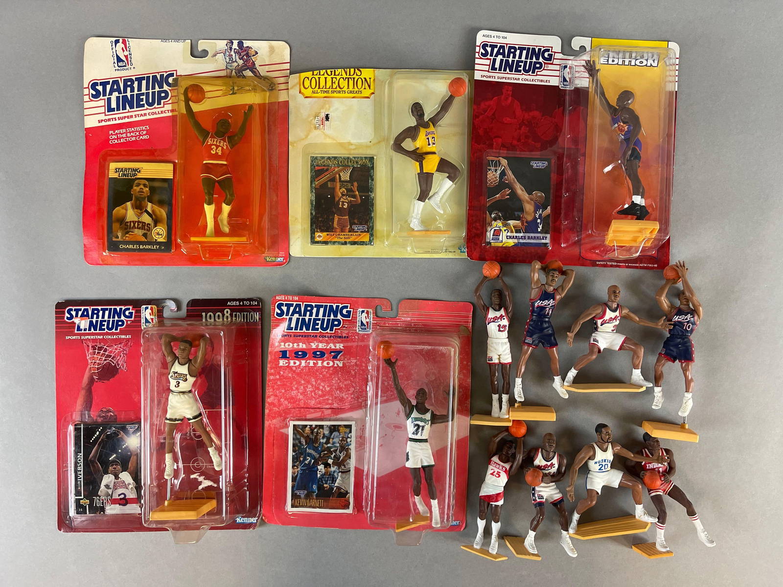 13 - Starting Lineup Basketball Figures Auction