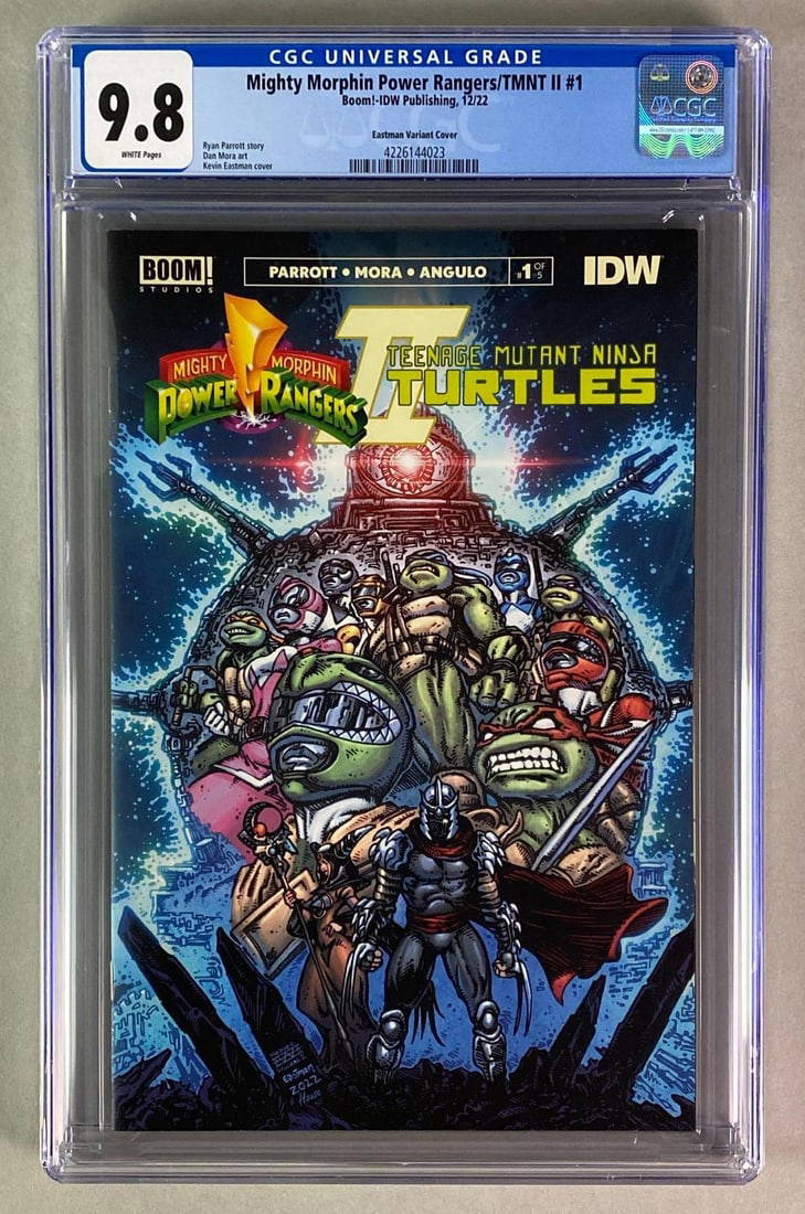Cgc Graded Boom! Idw Publishing Mighty Morphin Power Rangers/tmnt Ii No ...