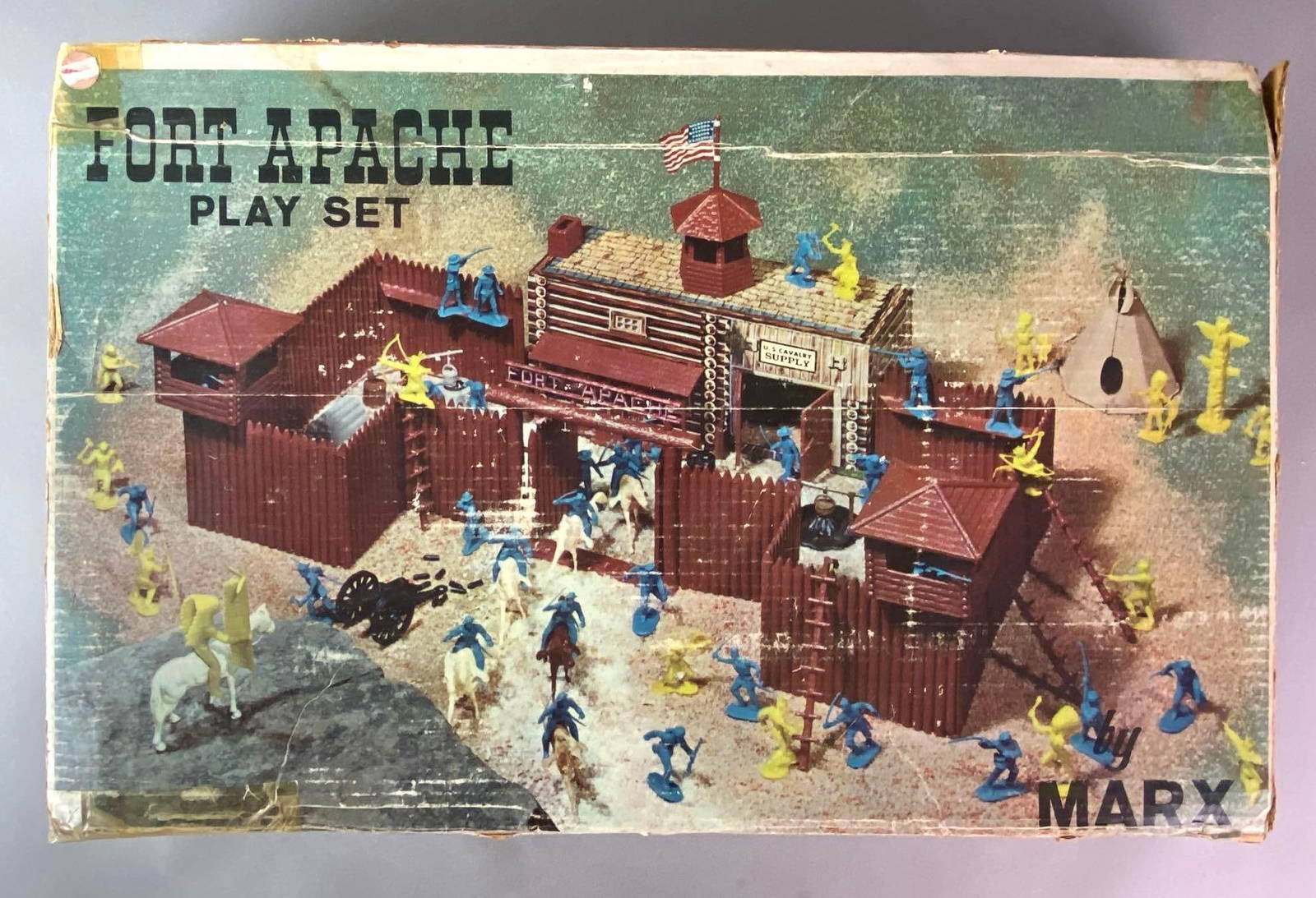 Marx Toys Fort Apache Play Set Auction
