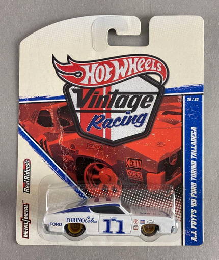 Mattel Hot Wheels Vintage Racing No. 11 Aj Foyt 1969 Ford Torino Talladega