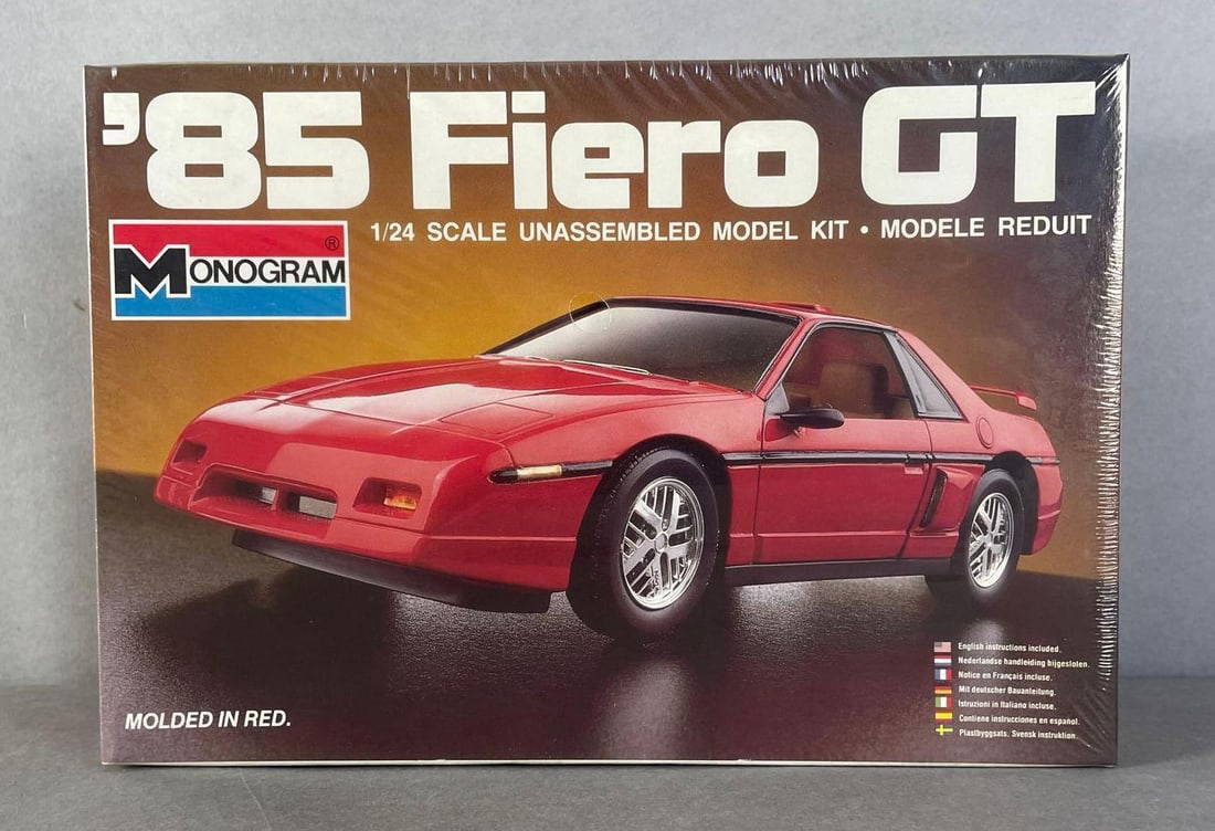 Monogram 1985 Fiero Gt Model Kit Auction