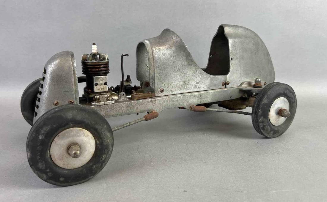 Large Vintage Dooling Bros Motorized Tether Car Auction