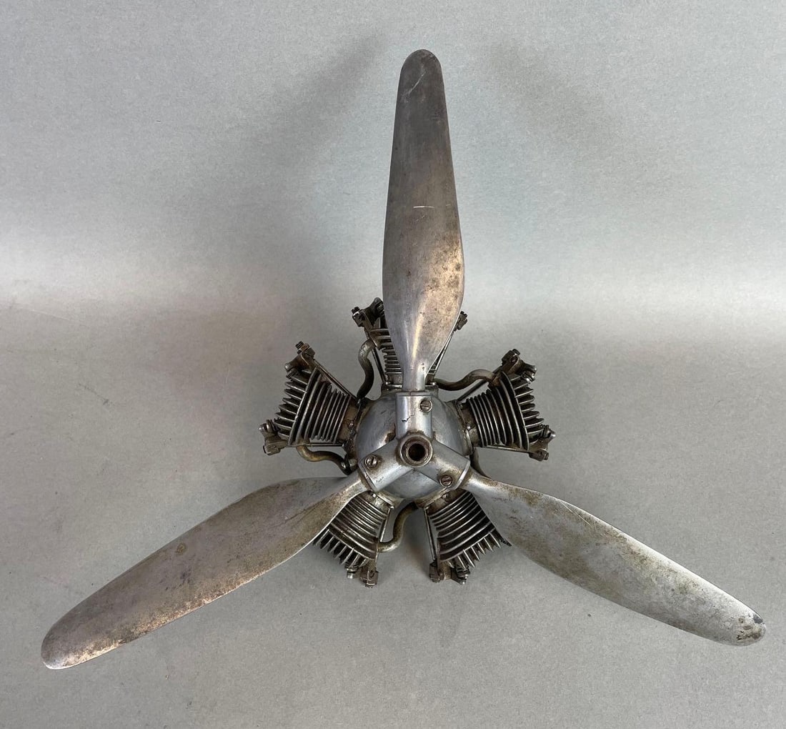 Morton Aircraft Corp. M-5 Five Cylinder Radial Model Airplane Engine ...