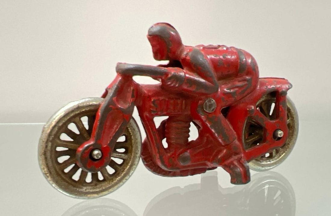 Rare Hubley Speed Cast Iron Racing Motorcycle Auction