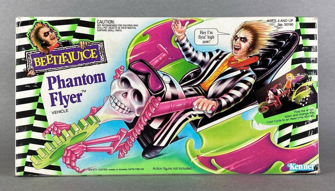 1990 Kenner Beetlejuice Phantom Flyer Vehicle Auction