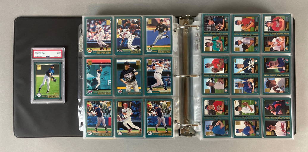 2001 Topps Baseball Complete High Grade Set With Ichiro Psa 9