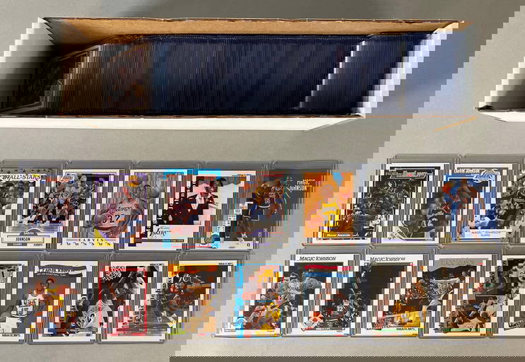 160+ Magic Johnson Cards With Inserts And Stickers