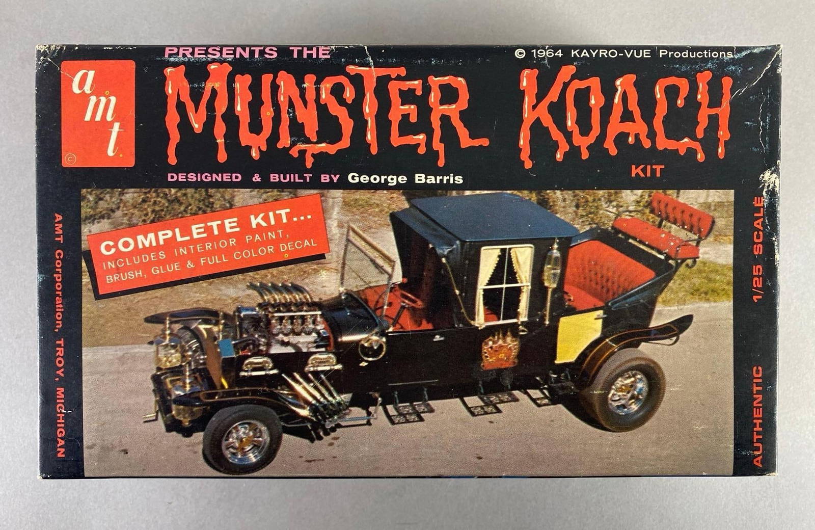 Amt Kayro-vue Munster Koach Model Kit Auction