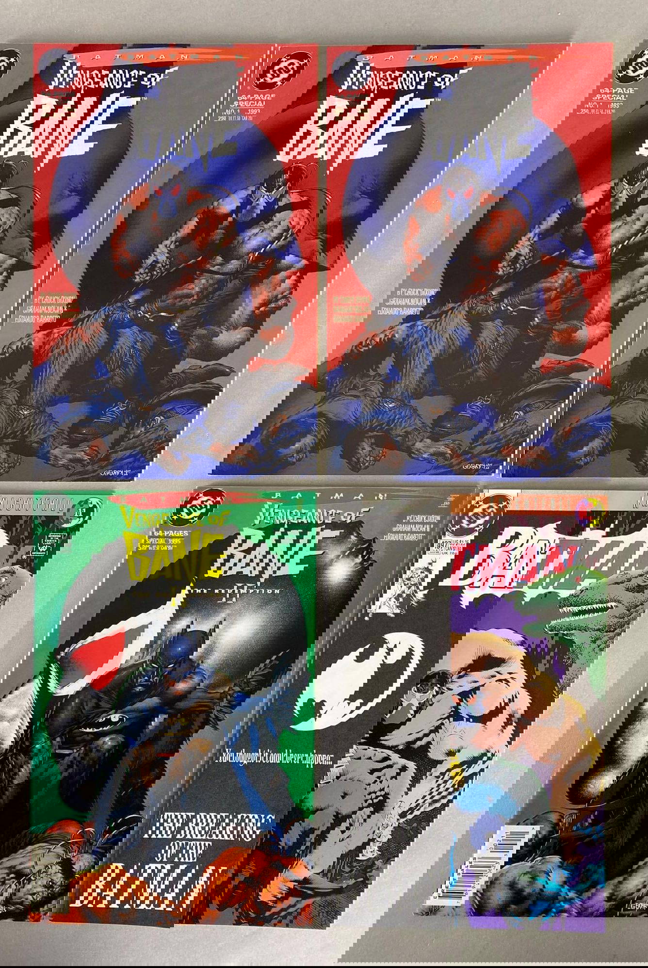 Group Of 4 Dc Batman/bane Comic Books Auction