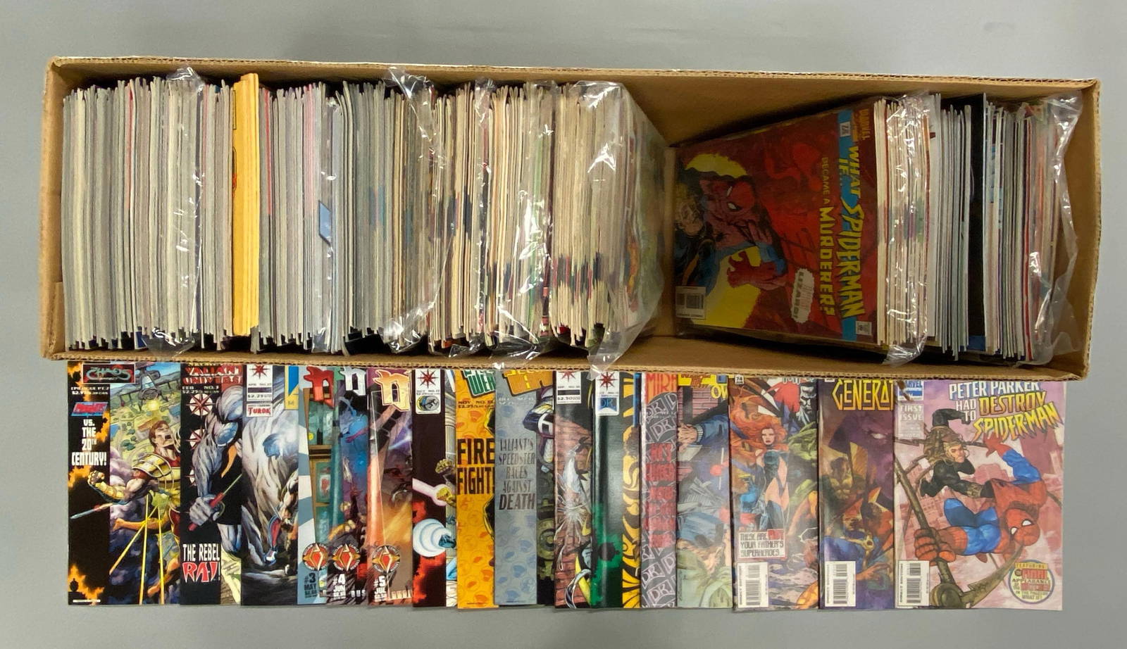 Long Box Of 220+ Valiant / Marvel / Image Comic Books Auction