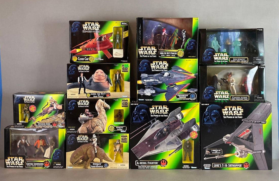 Group Of Kenner Star Wars Power Of The Force Action Figure Sets Auction