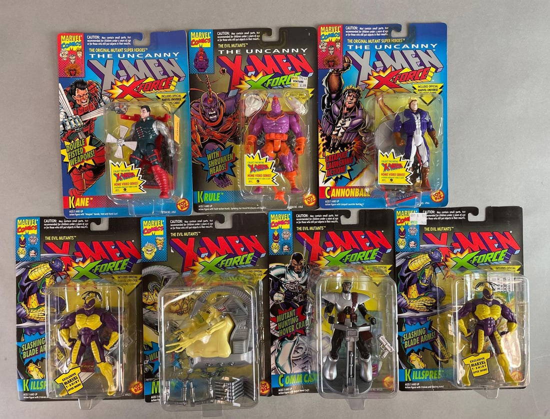 Group Of 1990s Toy Biz X-men X-force Action Figures Auction