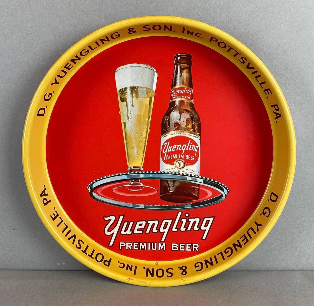 Yuengling Metal Beer Advertising Tray Auction