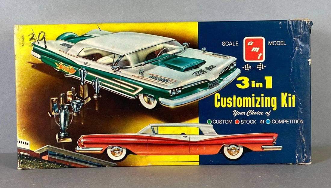 Amt 3 In 1 1959 Ford Edsel Hardtop Plastic Model Kit Auction