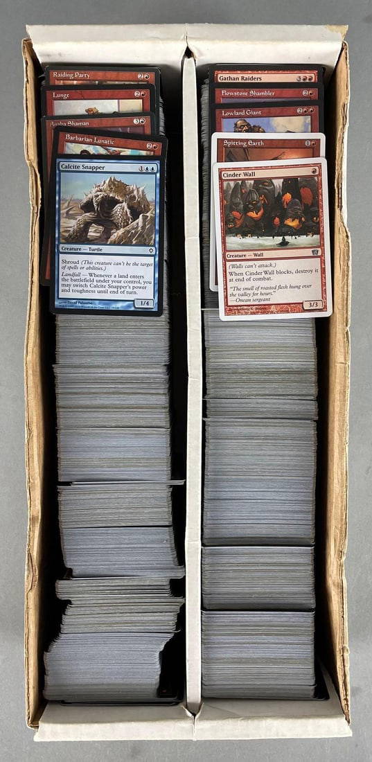 Group Of Magic The Gathering Playing Cards Auction