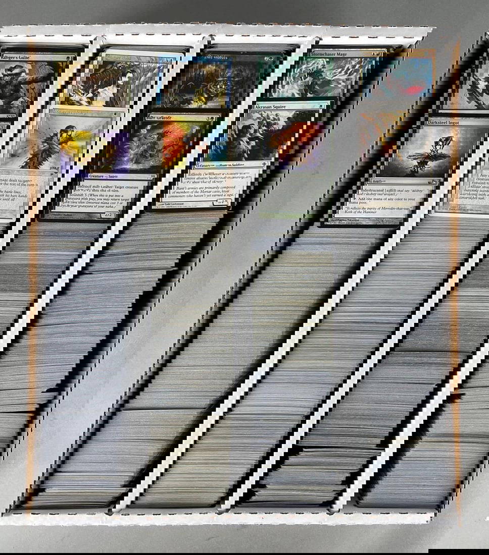 Group Of Magic The Gathering Playing Cards Auction