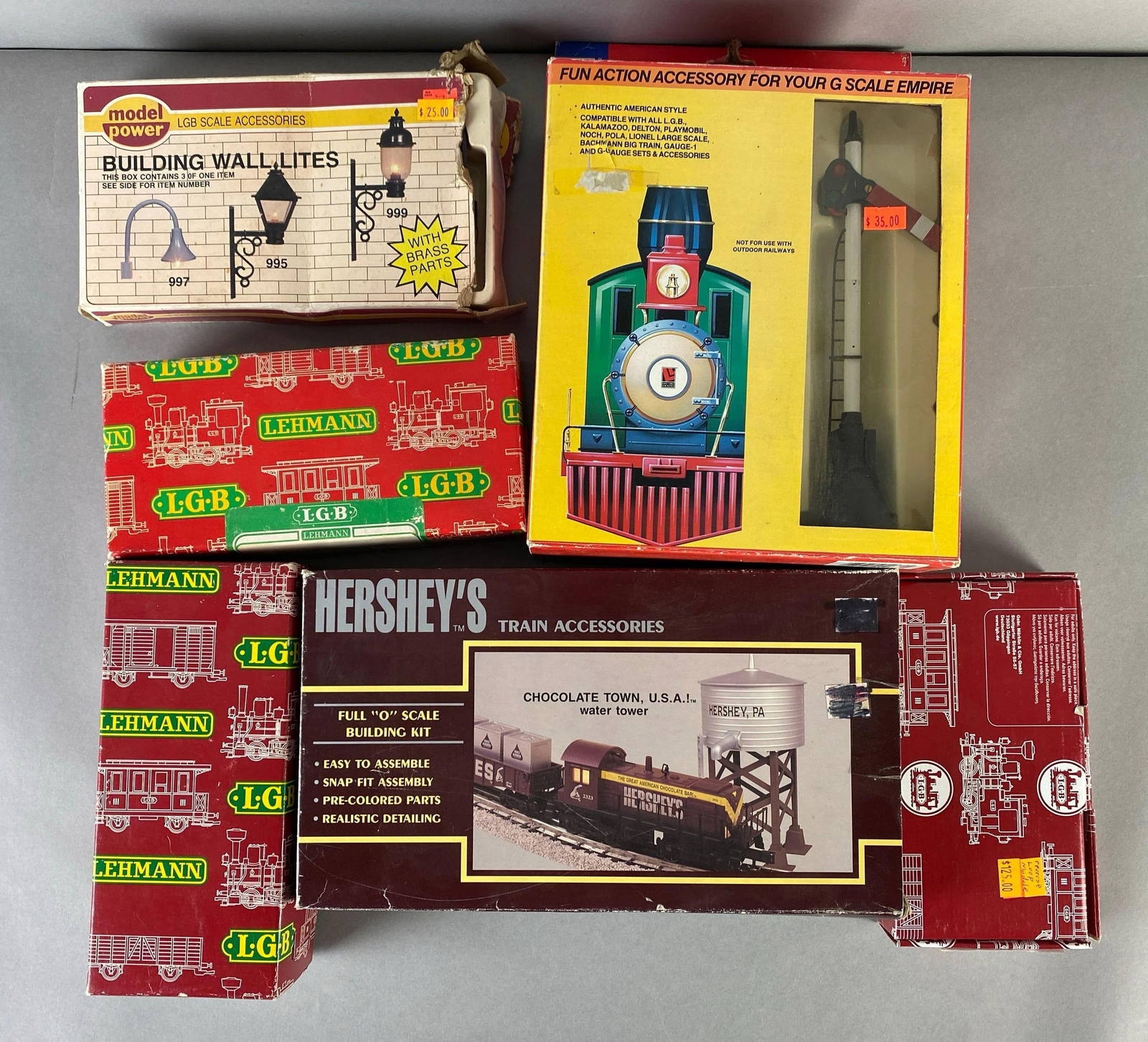 Group Of Assorted Model Train Accessories And More Auction
