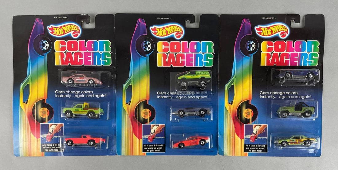 Group Of Mattel Hot Wheels Color Racers Auction