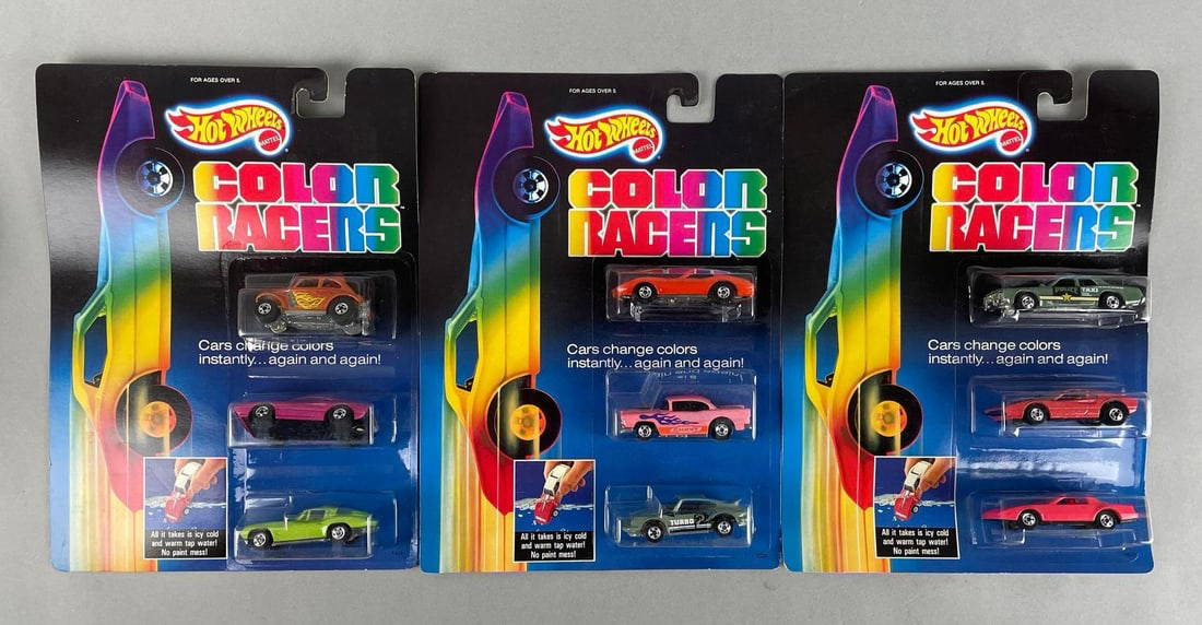 Group Of Mattel Hot Wheels Color Racers Auction