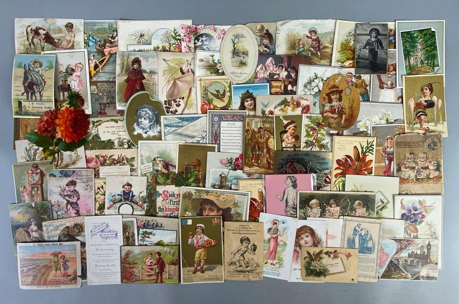 Group Of 40+ Trade Cards And More Auction