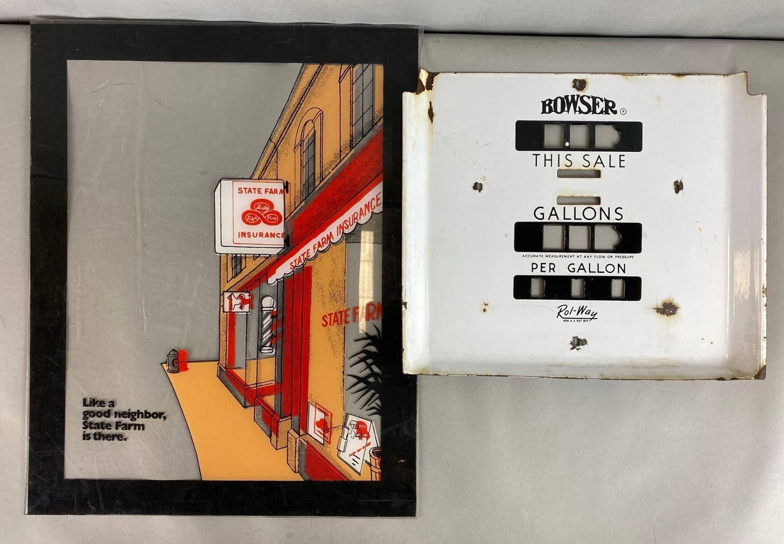 State Farm Window Advertising And More Auction