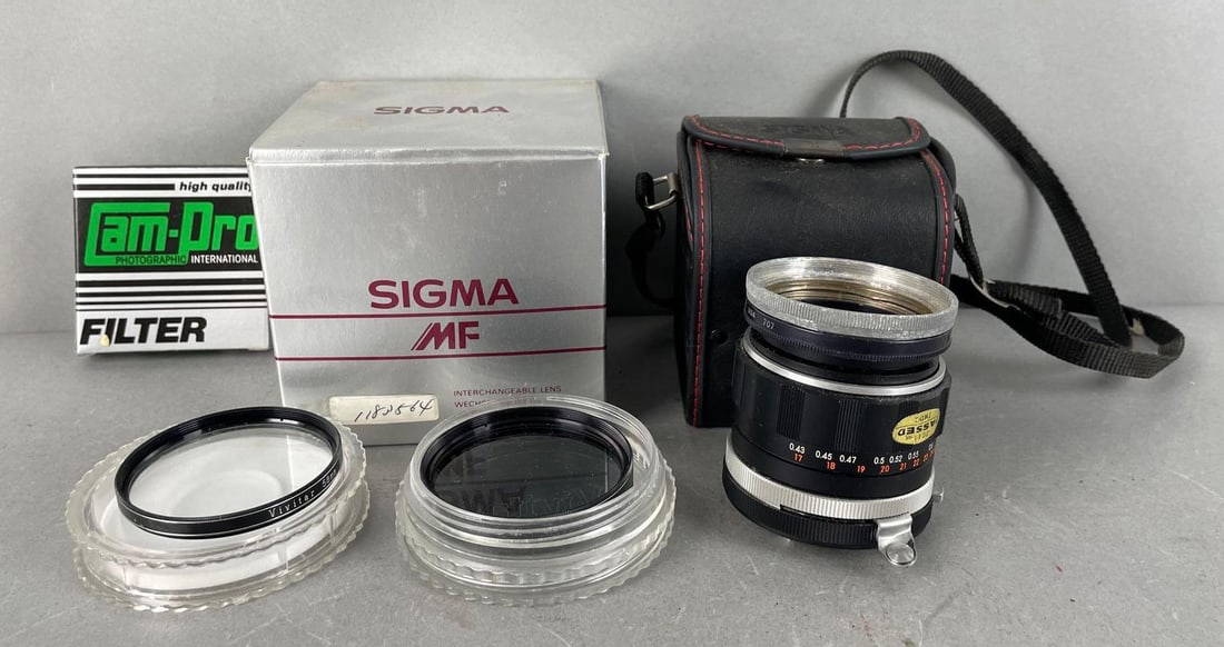 Interchangeable Camera Lenses With Case Auction