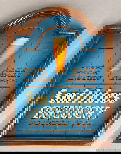 2005 Smithies Brewery Beer Wood Advertising Sign