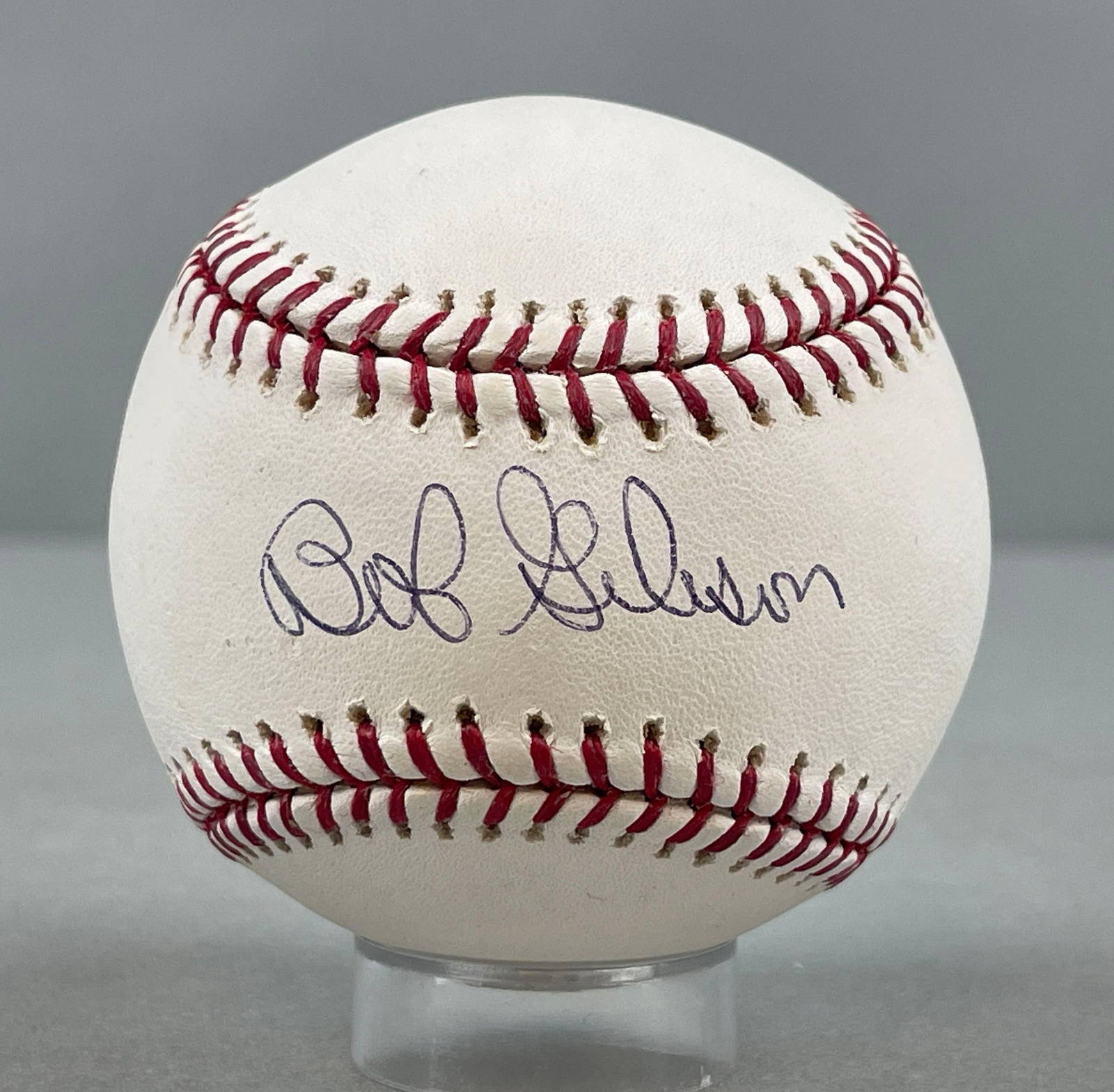 Bob Gibson Signed Official Mlb Rawlings Baseball With Jsa Coa Auction