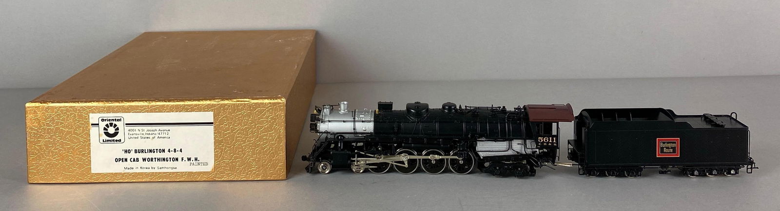 Oriental Limited Brass Ho Scale Br 4-8-4 Locomotive And Tender - Jul 05 ...