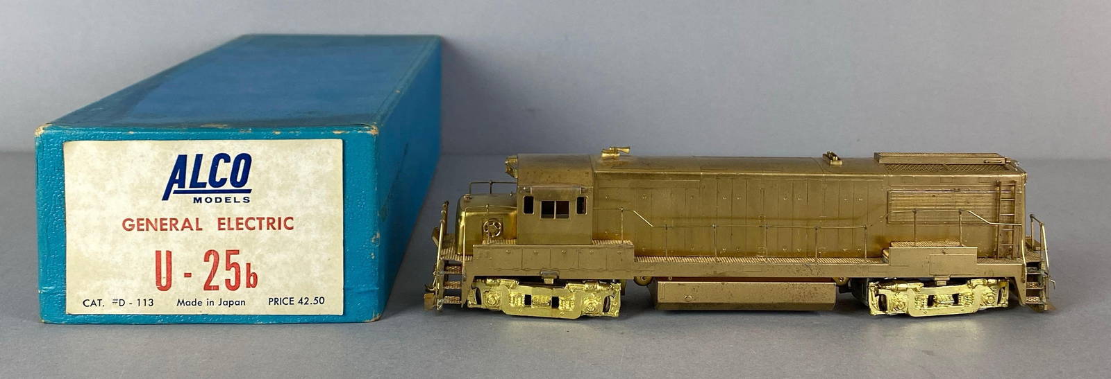 Alco Models Brass Ho Scale General Electric U-25b Locomotive Auction