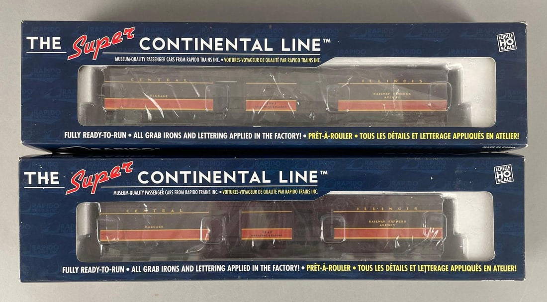 Group Of Rapido Trains Ho Scale Continental Line Central Illinois ...