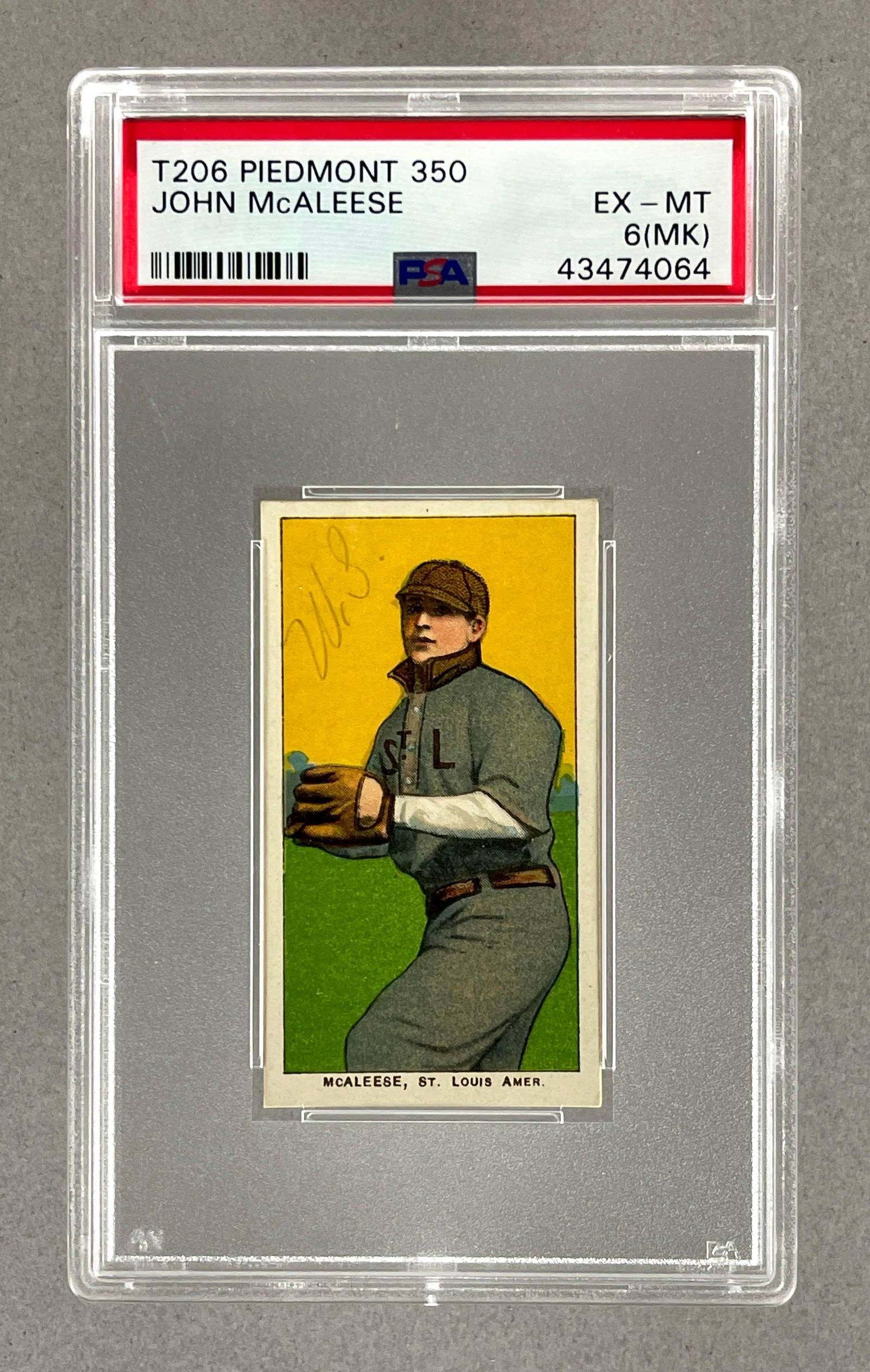 1909 - 11 T206 Piedmont John Mcaleese Psa 6 Mk - Jul 19, 2025 | Matthew ...