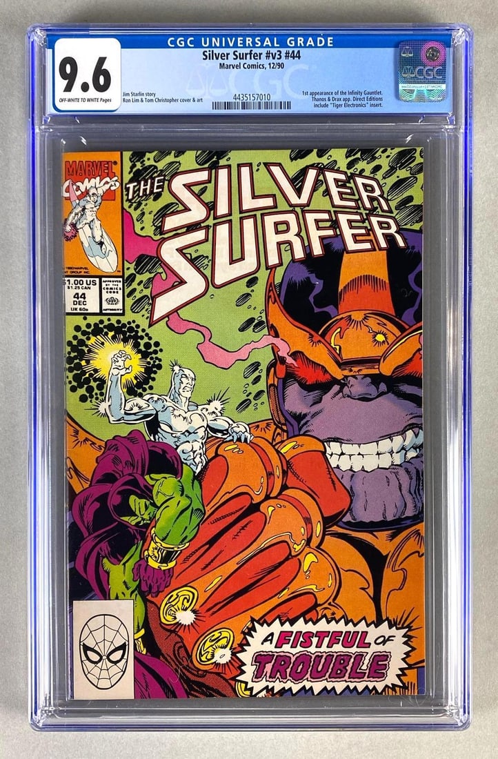 Cgc Graded Marvel Comics Silver Surfer No. V3 No. 44 - Aug 02, 2025 ...