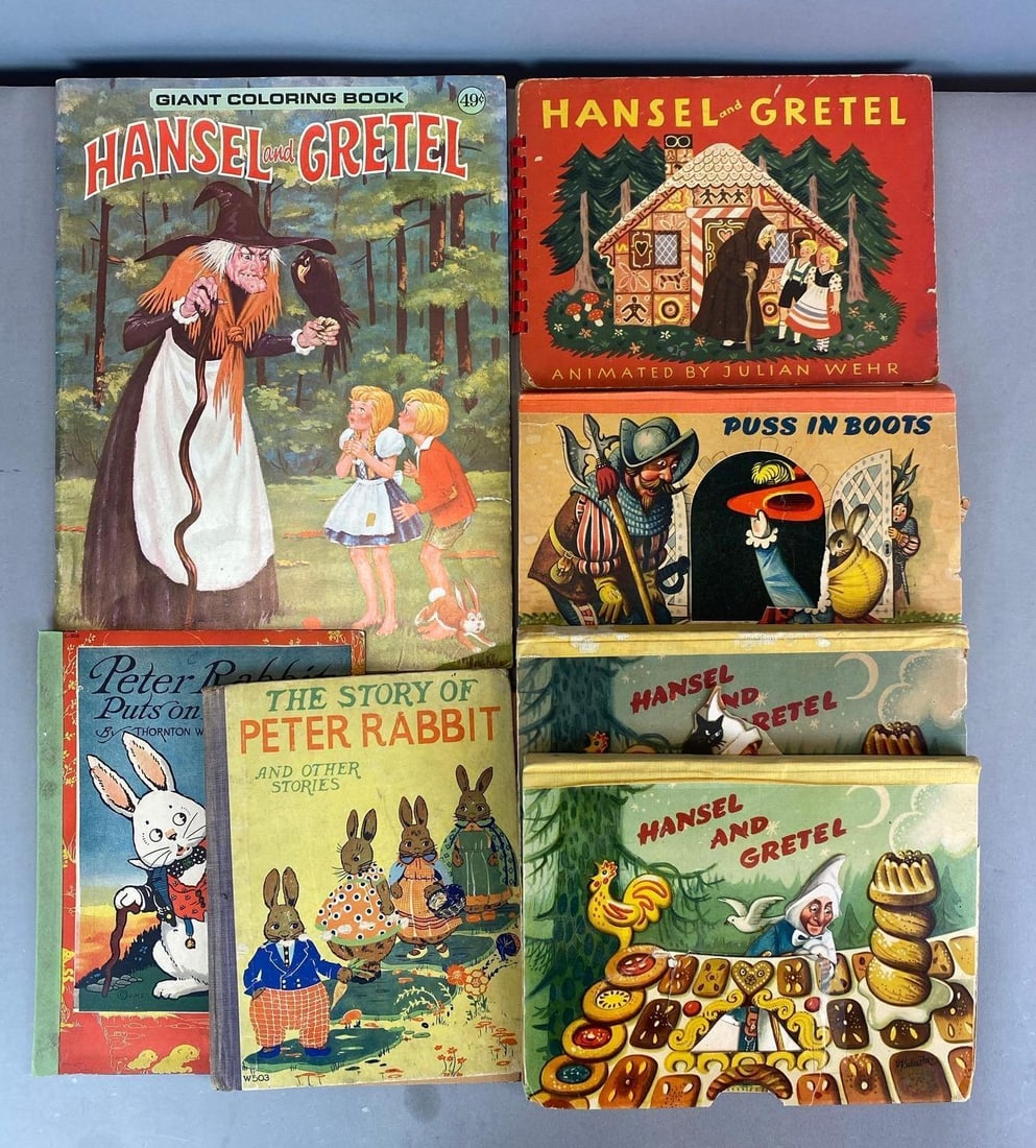 Group Of Vintage Classic Children’s Books Auction