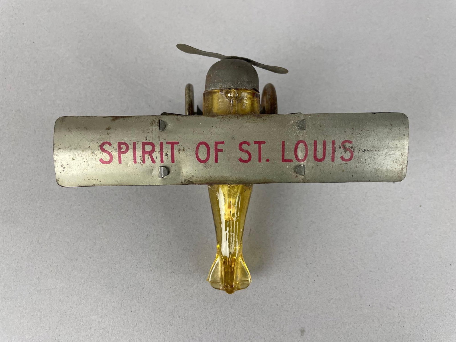 Antique Westmoreland Glass Spirit Of St. Louis Candy Container Auction