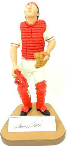 Johnny Bench Signed Limited Edition Gartlan Figurine