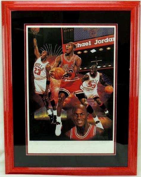 Michael Jordan Limited Edition Signed Lithograph